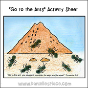 Ant Bible Craft for Sunday School and Children's Ministry