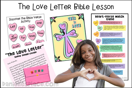Bible Lesson Crafts and Bible Games About Love for Children's Ministry ...